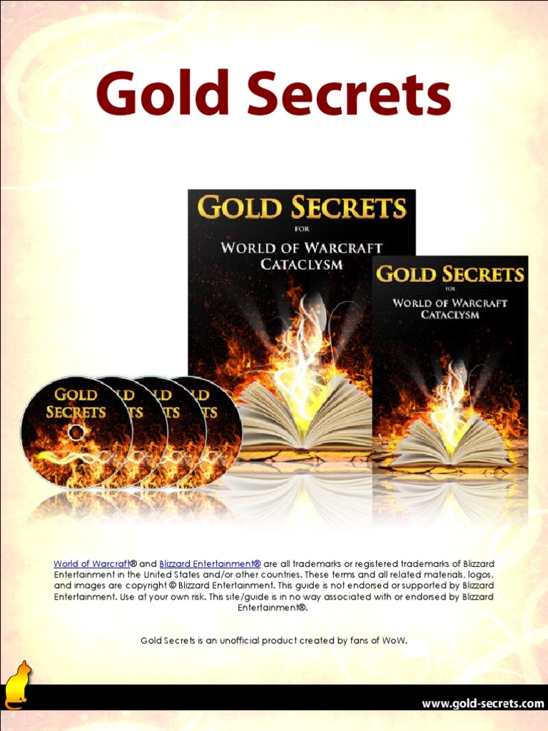 Gold Secrets Gold Guide | PDF | World Of Warcraft | Leisure