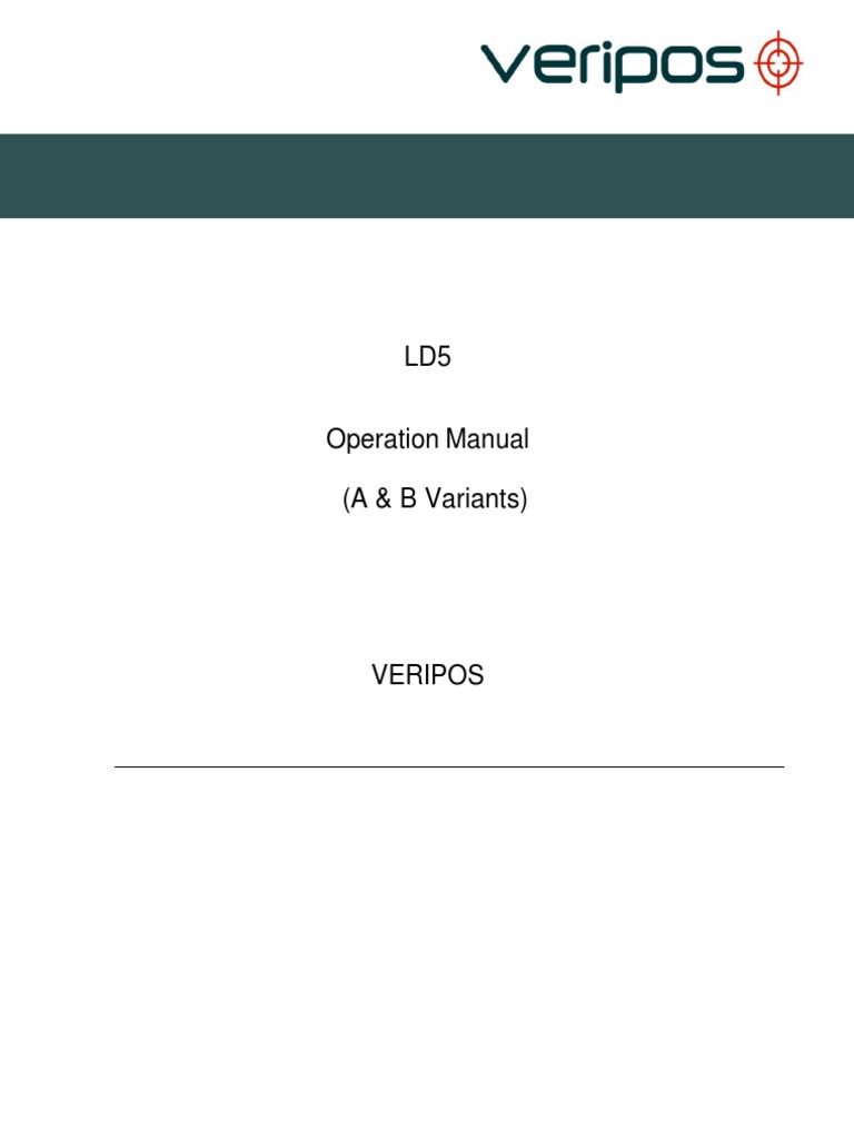 LD5-A-B Operation Manual AB-V-MA-00539 - Rev G11 | PDF | Global ...