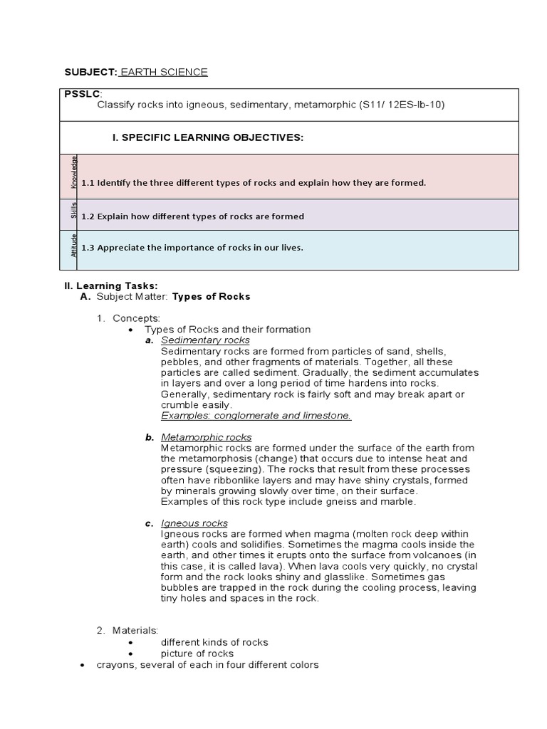 Classification of Rocks | PDF | Lava | Rock (Geology)