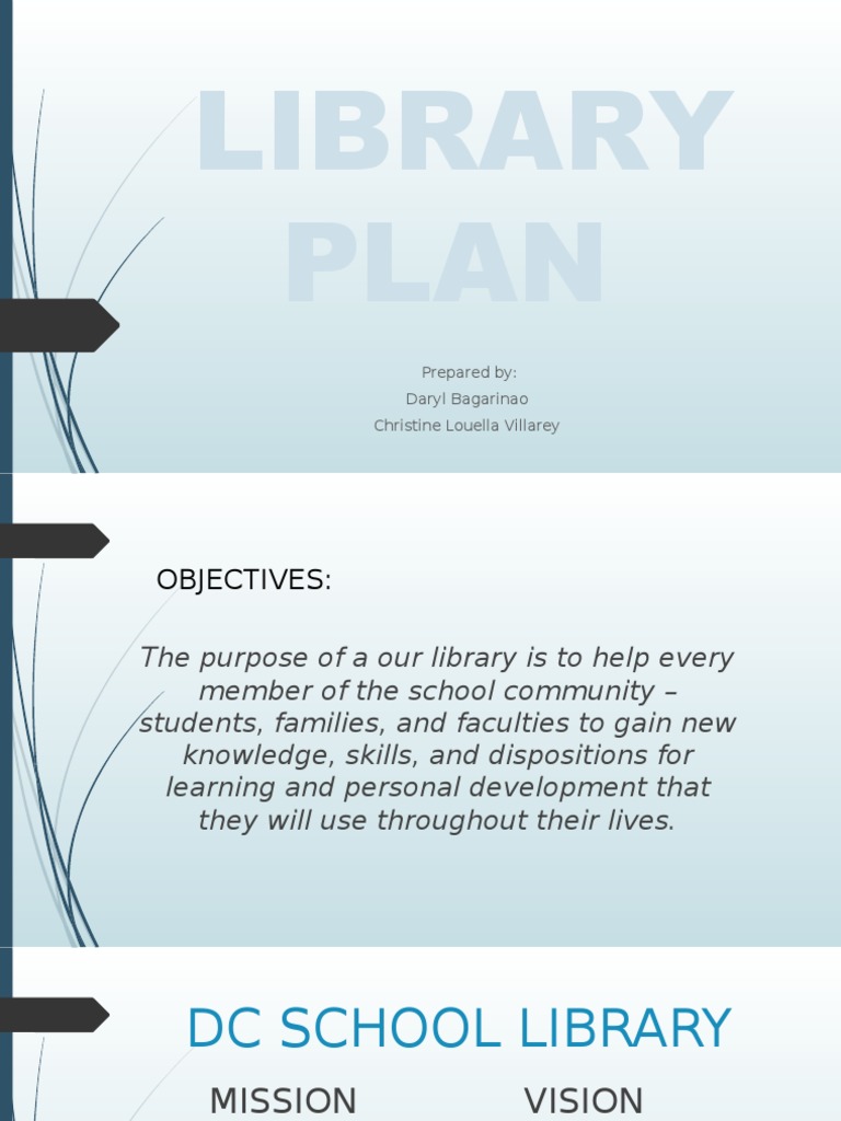 Library Plan | PDF | Libraries | Swot Analysis