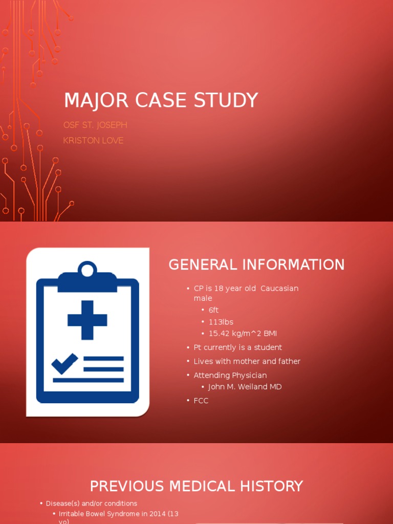 Osf Major Case Study | PDF | Crohn's Disease | Digestive Diseases