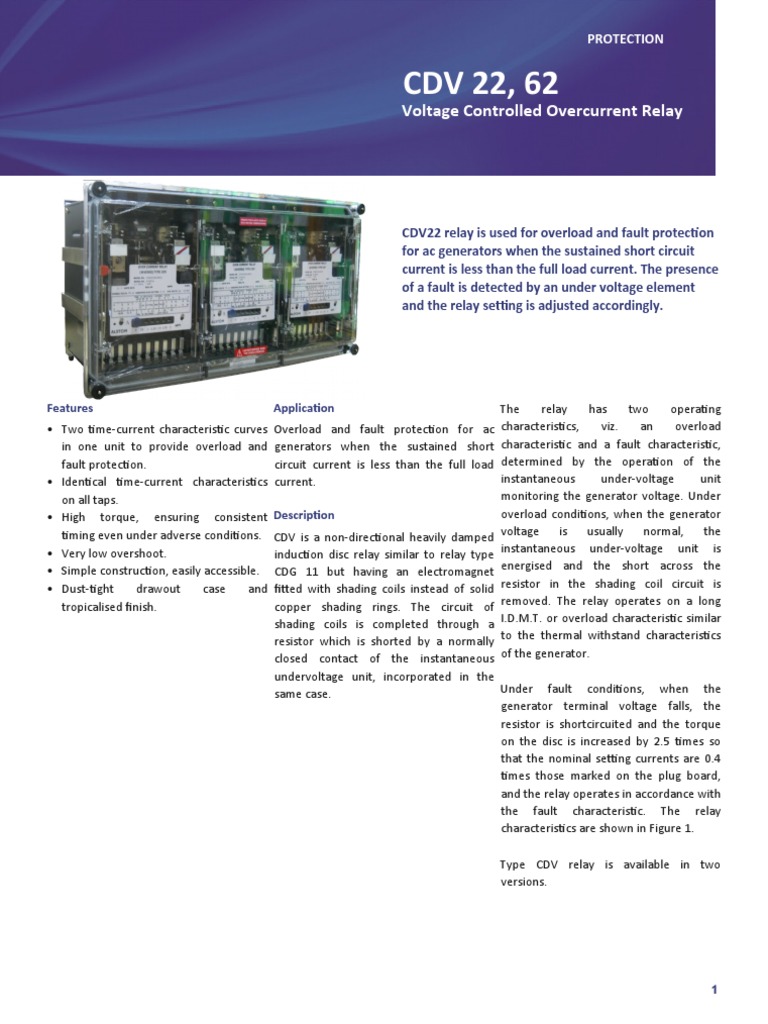 Protection Relays Graph Data Technical | PDF | Relay | Transformer