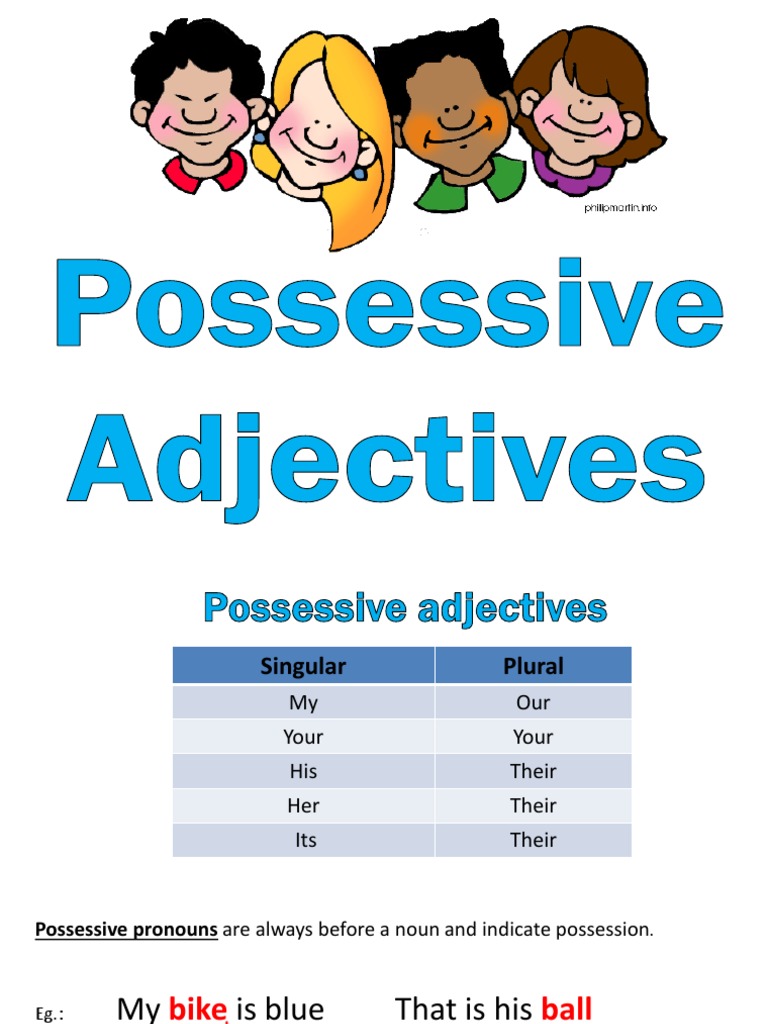 Understanding Possessive Adjectives | PDF