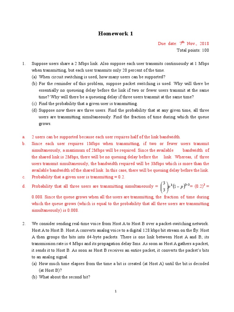 Homework1 Solution PDF | PDF | Domain Name System | Hypertext Transfer Protocol