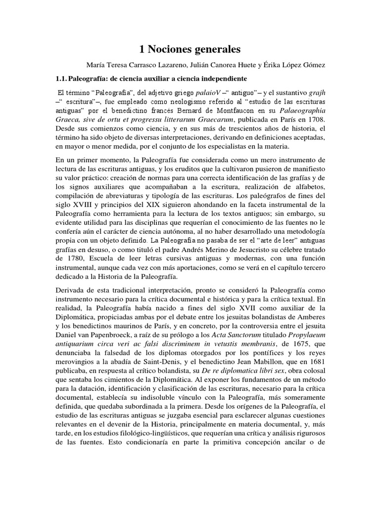 Introducción a la Paleografía Moderna | PDF | Paleografía | Escritura