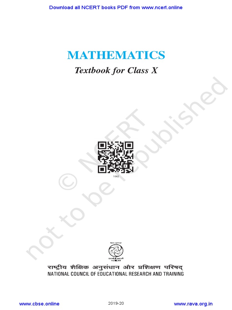 NCERT Maths 10 PDF | Download Free PDF | Prime Number | Factorization