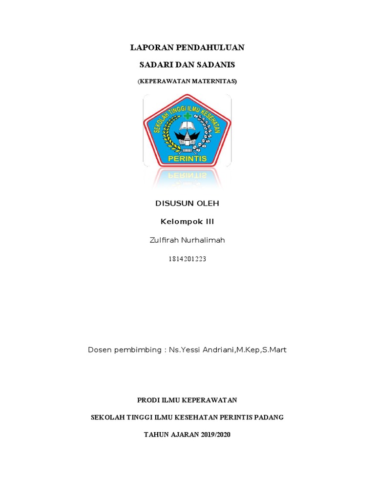 Buk Yesi Maternitas KLP 3 LP Sadari Dan Sadanis | PDF