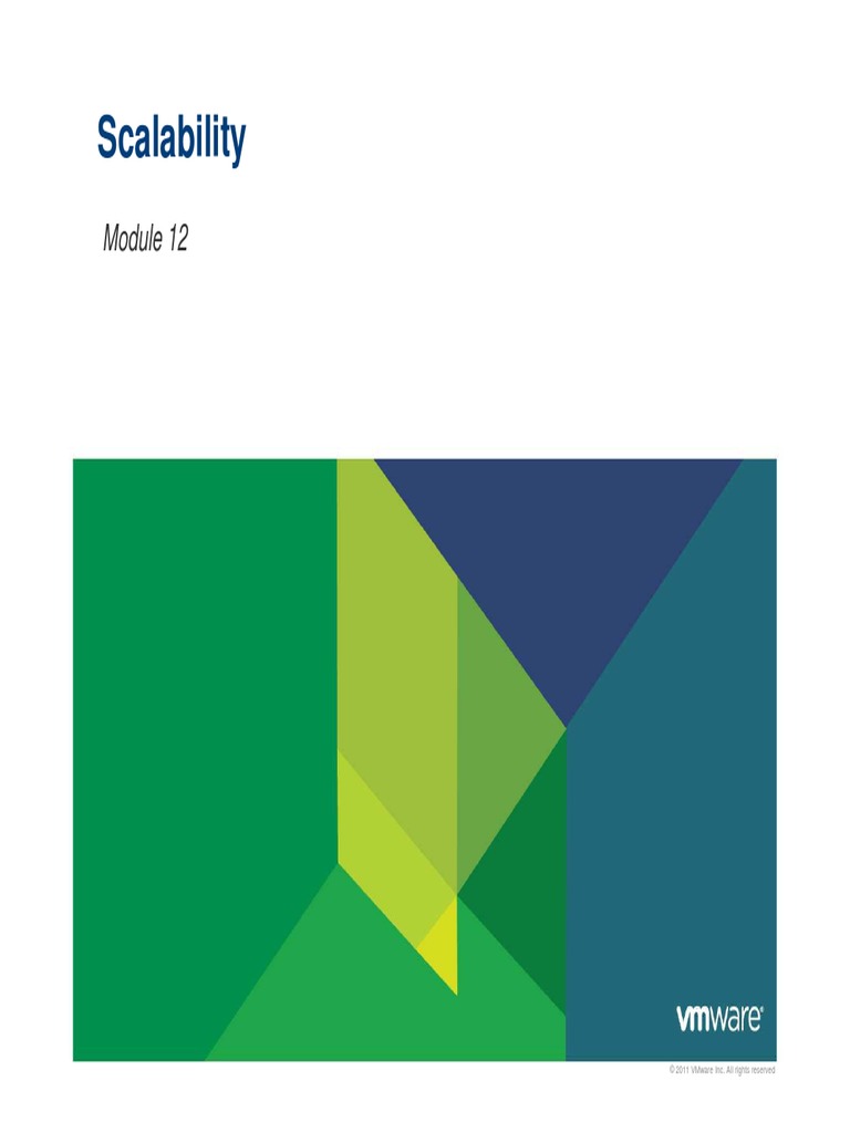 Scalability: © 2011 Vmware Inc. All Rights Reserved | PDF | V Mware ...