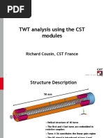 CST Microwave Studio Training Manual (Nottingham) 2014 | PDF