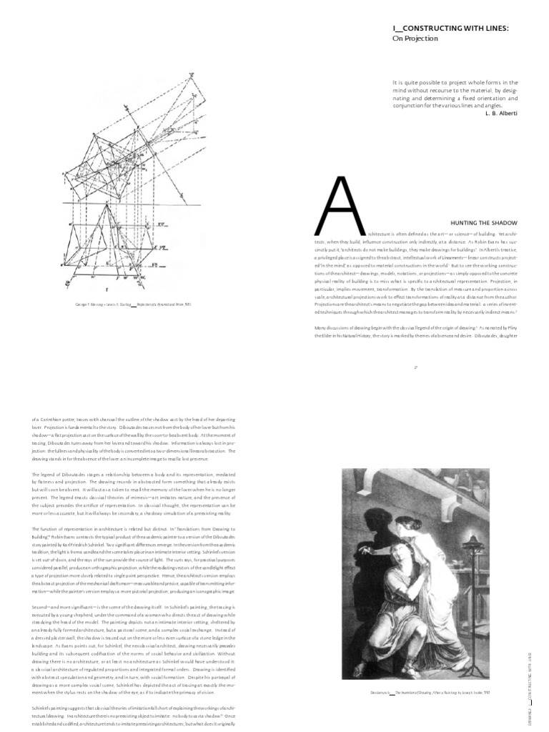Allen Constructing With Lines On Projection | PDF | Perspective ...