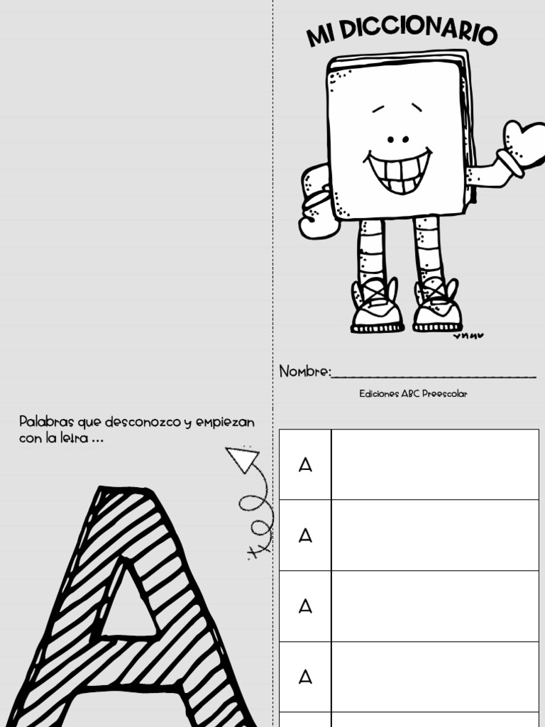 Cuadernillo. Mi Diccionario | PDF