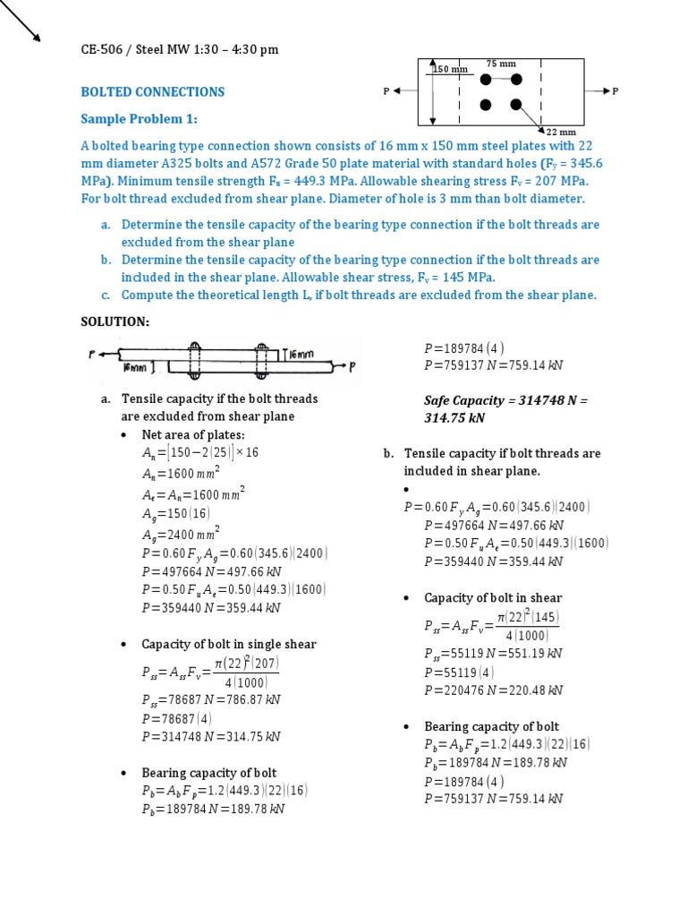 Engineering Bolted Connections Guide | PDF | Rivet | Screw