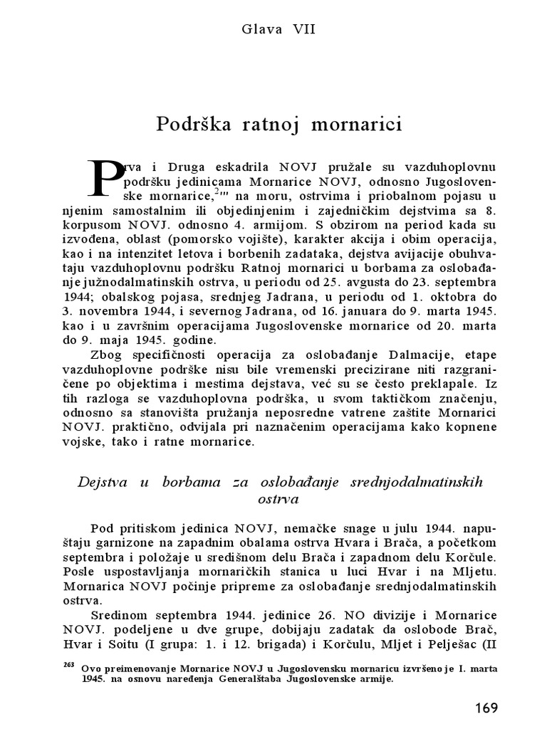 Podrška Ratnoj Mornarici: Glava VII | PDF
