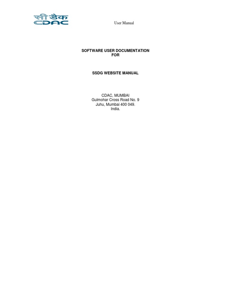 SSDG Website Manual | PDF | Password | Software Framework