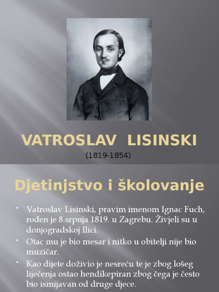 Vatroslav Lisinski | PDF