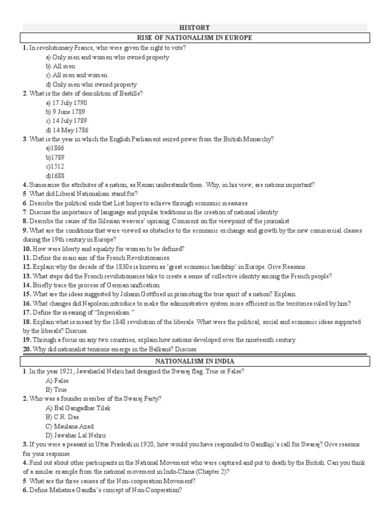 Last Day Important SST Questions 2019-20 | PDF | Rock (Geology ...
