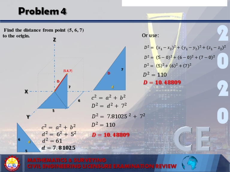 Or Use:: Find The Distance From Point (5, 6, 7) To The Origin | PDF ...