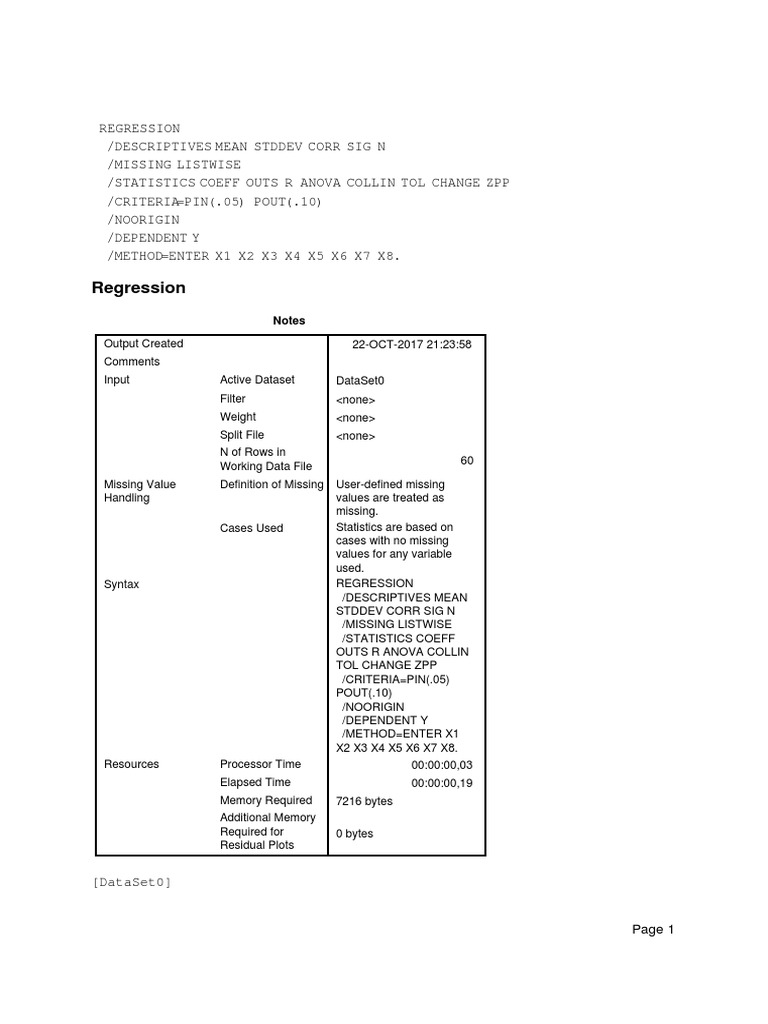 Regresi | PDF | Errors And Residuals | Data Analysis