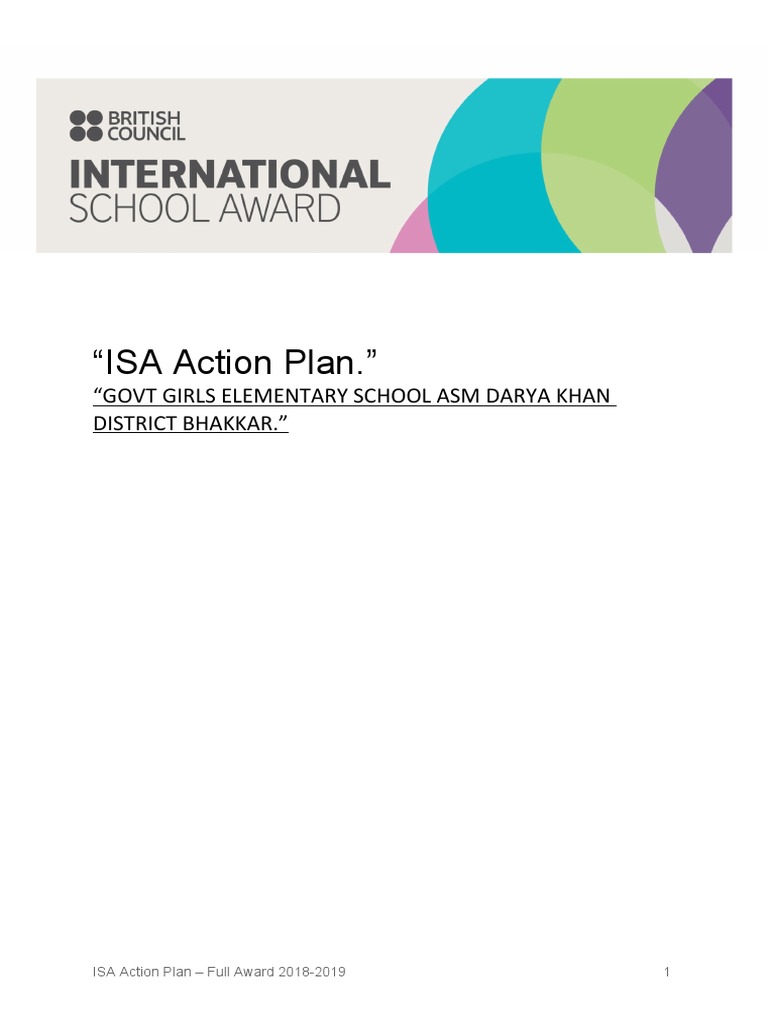 ISA Action Plan | PDF | Sustainability | Pollution