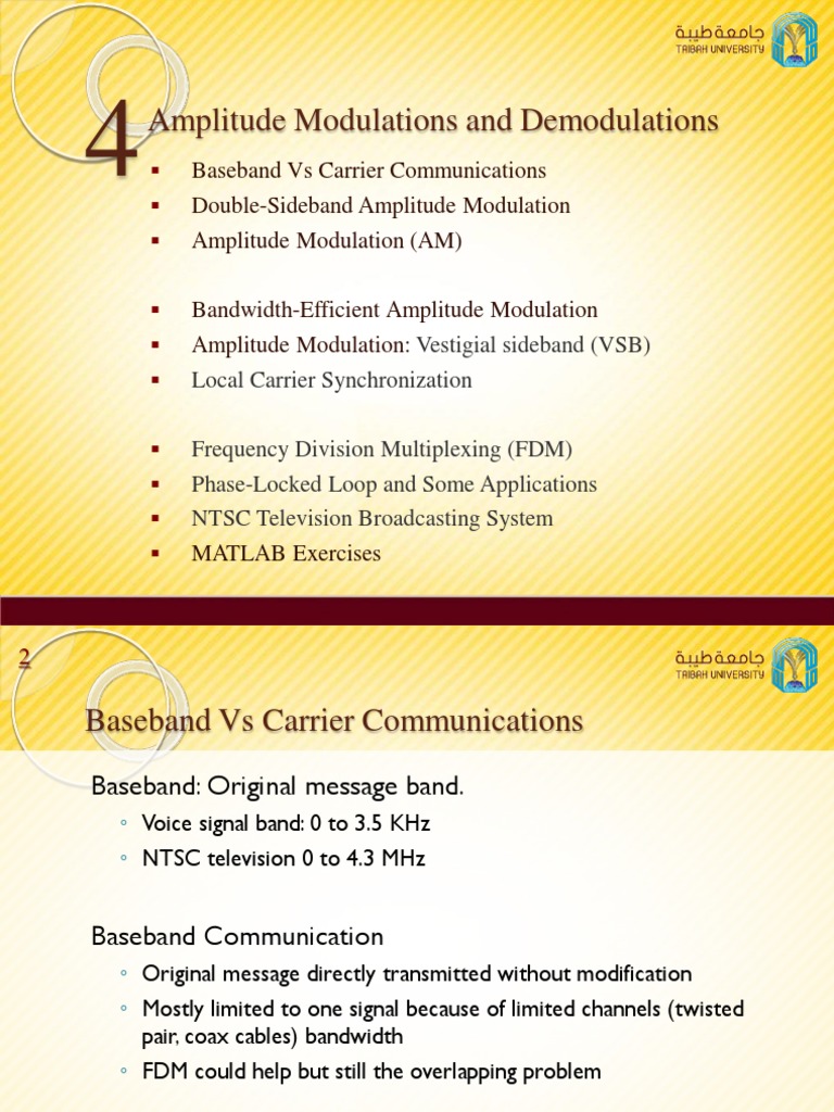 04 (Ch4) DSB-SC | PDF | Modulation | Frequency Modulation