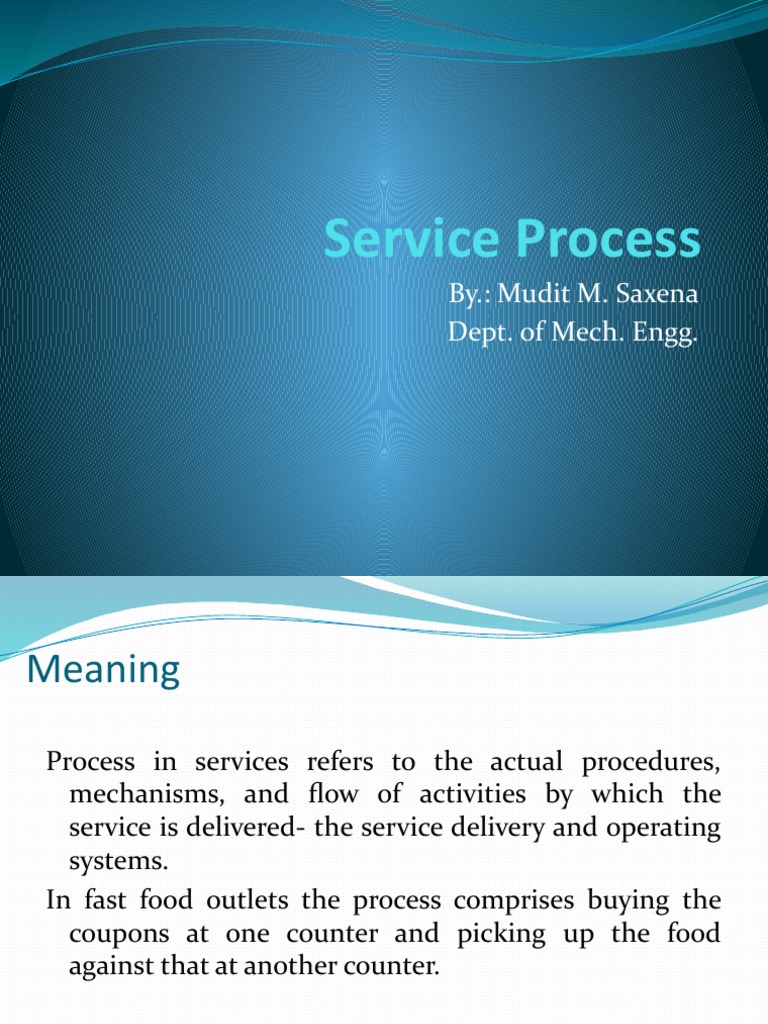 Understanding Service Process Types | PDF | Economies | Business