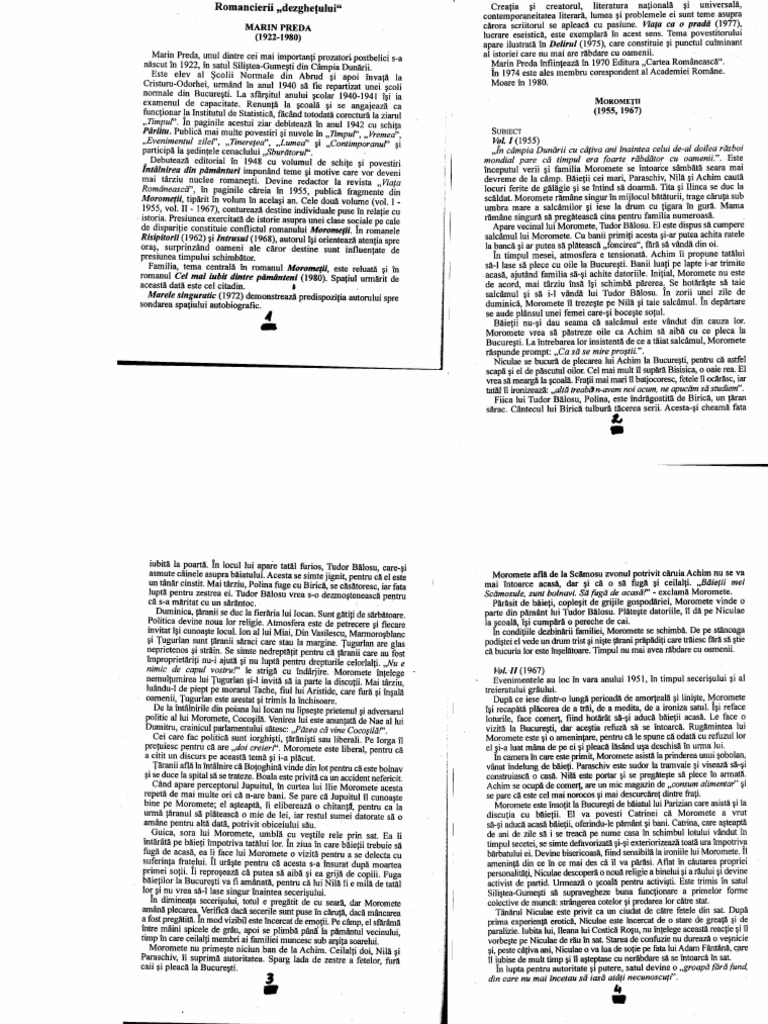 Marin Preda PDF | PDF