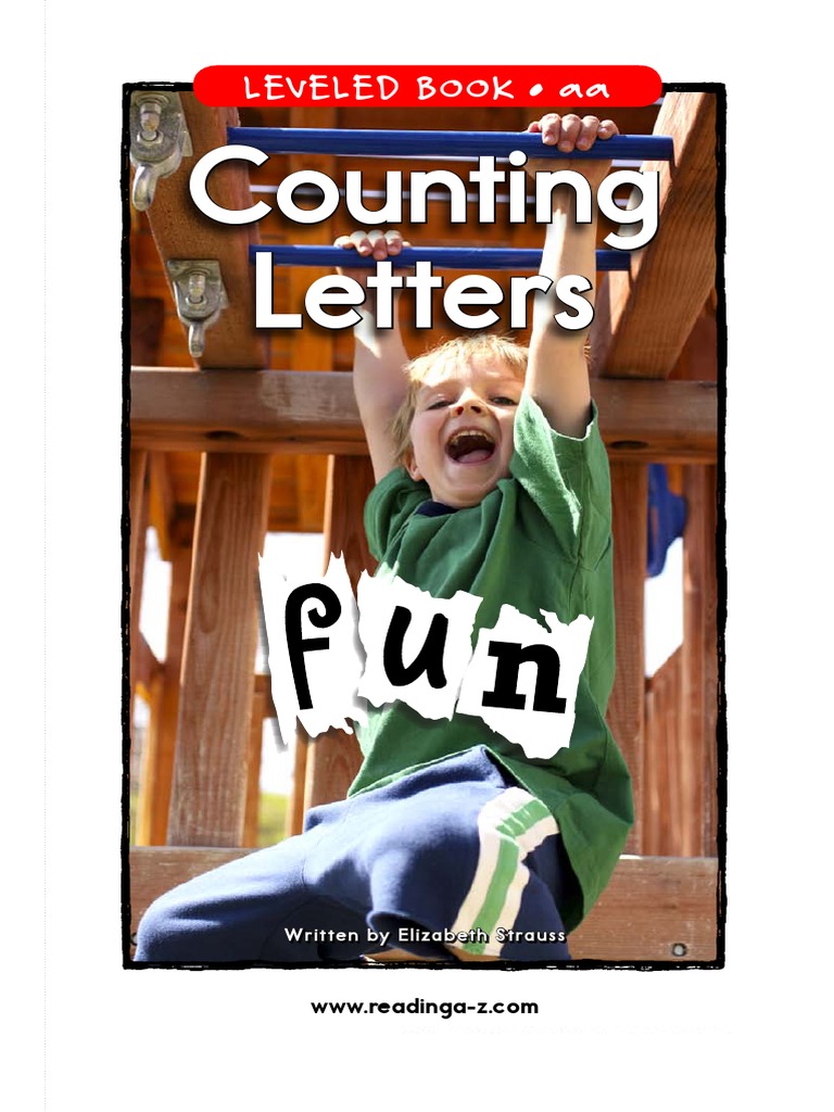 Counting Letters PDF | PDF | Teaching | Learning Methods
