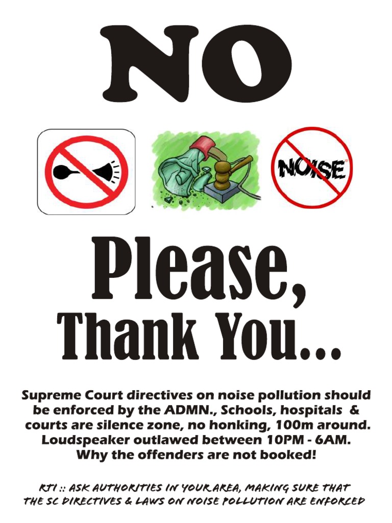 Confronting Noise Pollution Posters | PDF