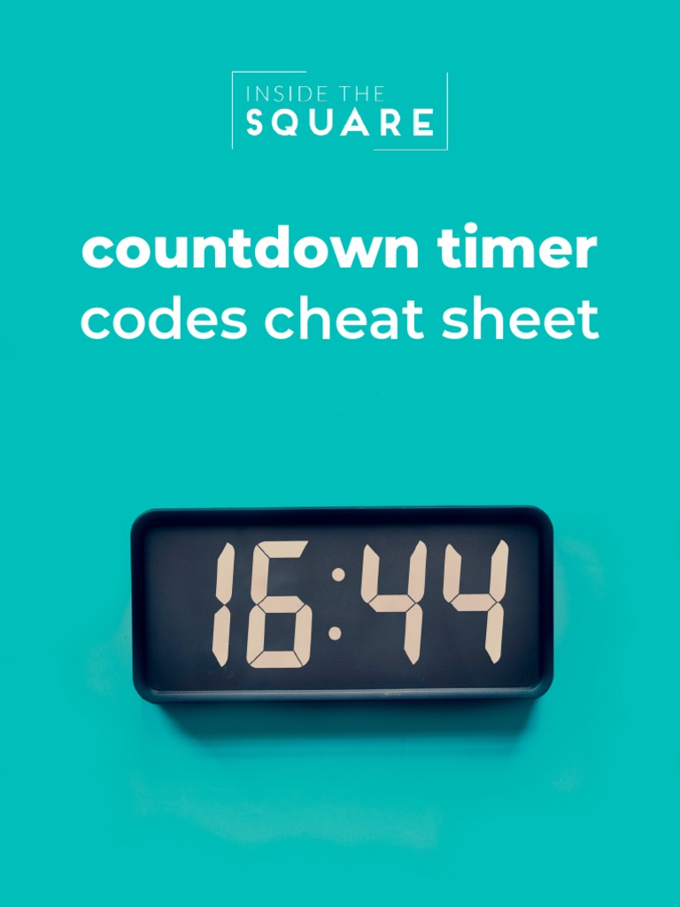Squarespace Countdown Timer Codes | PDF | Business
