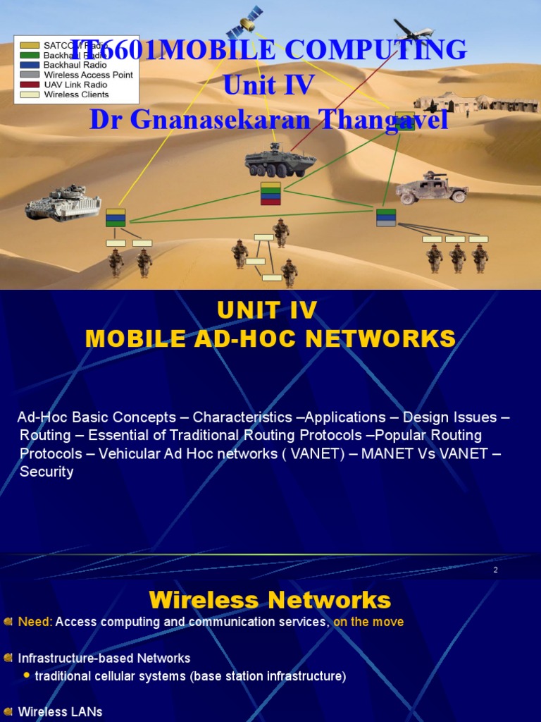 It6601Mobile Computing Unit IV DR Gnanasekaran Thangavel | PDF ...