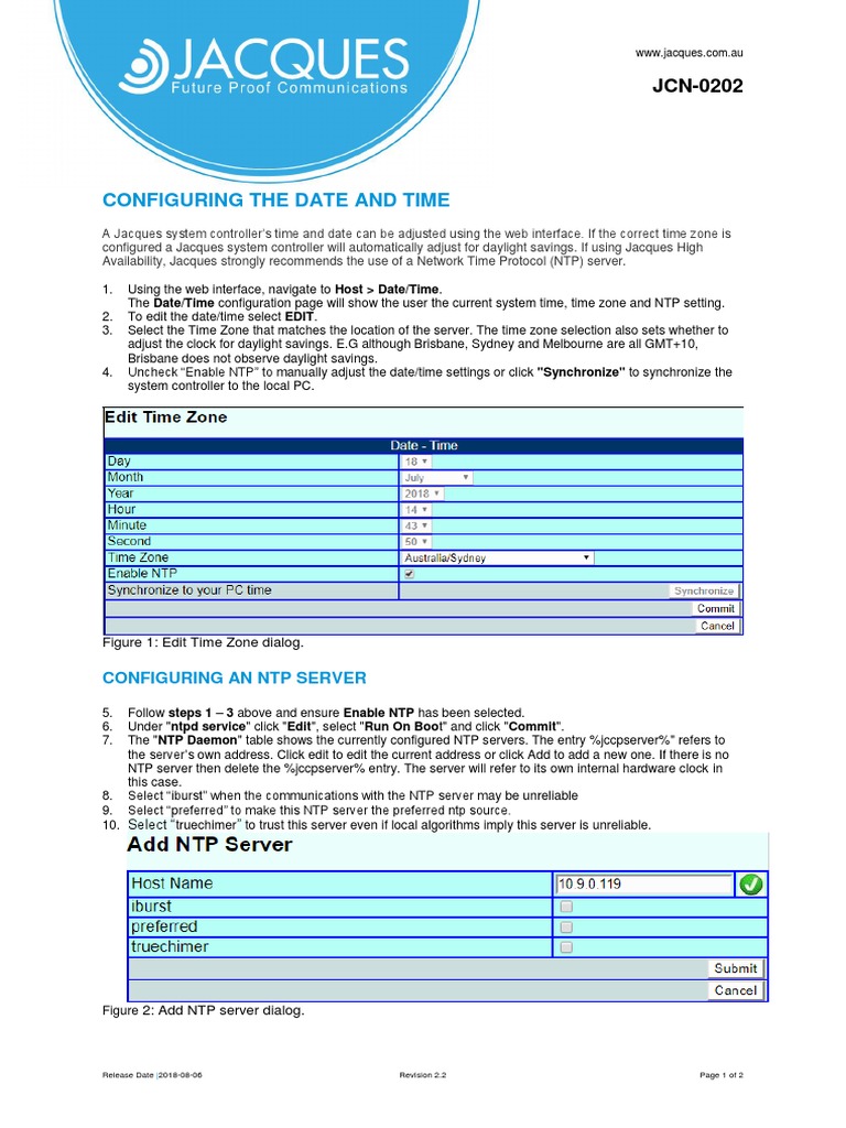 Configuring Date and Time | PDF | Application Layer Protocols | Server ... Configuring Date and Time | PDF | Application Layer Protocols | Server ...