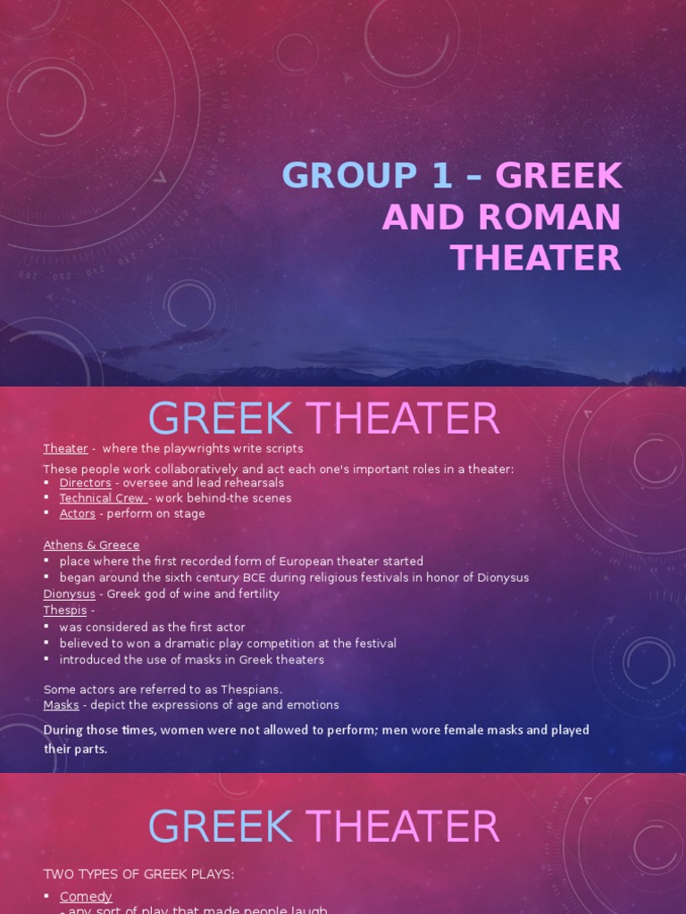 Greek and Roman Theater | PDF | Sophocles | Theatre
