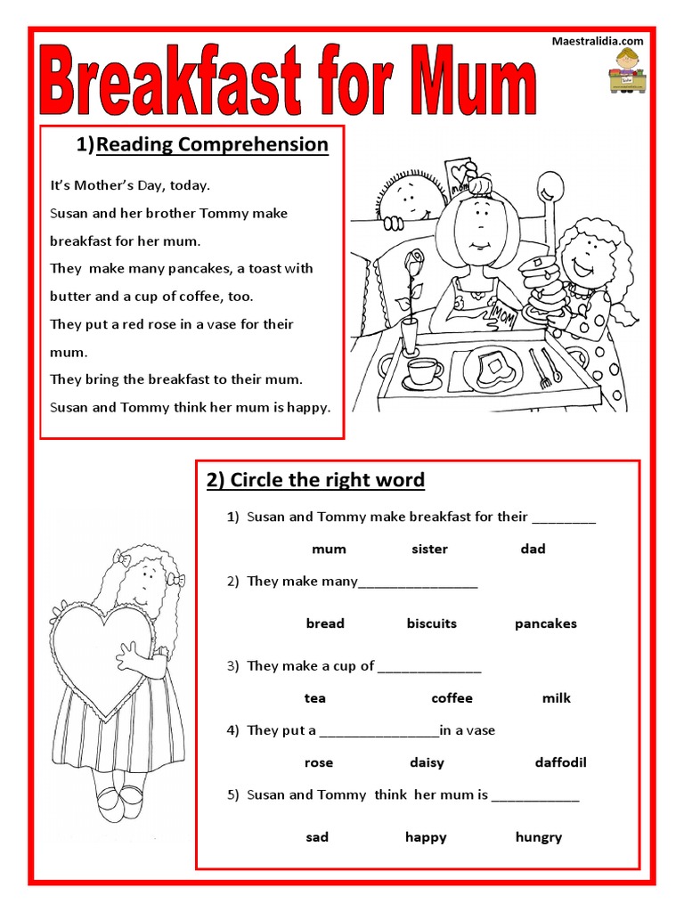 Reading - Mother S Day 1-5-2018 PDF | PDF