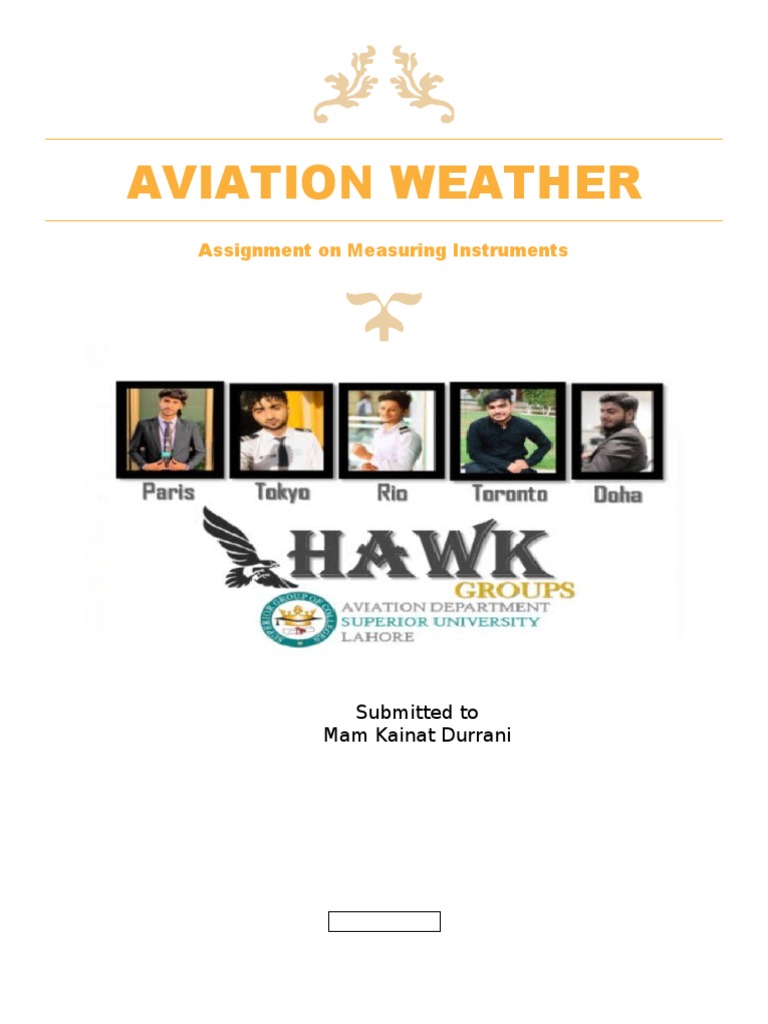 Aviation Weather Measurement Instruments | PDF | Thermocouple | Thermometer