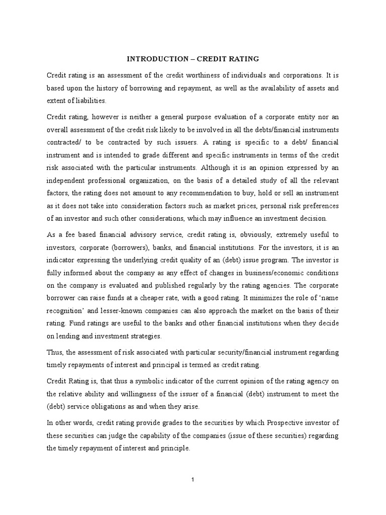 CRISIL | PDF | Credit Rating Agency | Microfinance