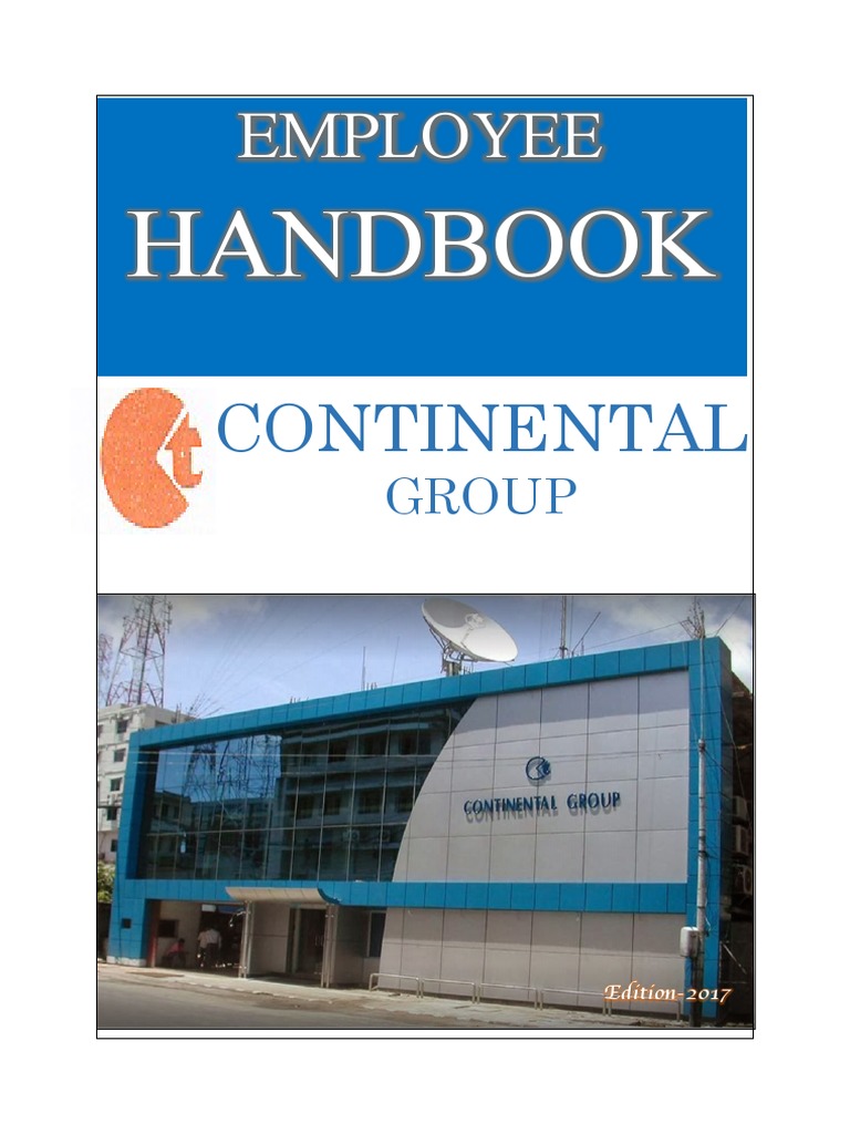 Continental Group Employee Handbook | PDF | Sick Leave | Harassment