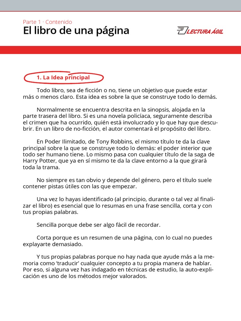 Guía paso a paso para resumir un libro de manera efectiva en una sola ...