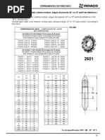 Tabela de Rosca Metrica Grossa | PDF