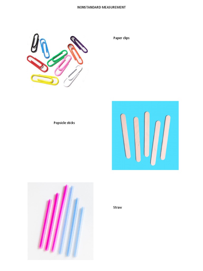 An Exploration of Standard and Non-Standard Measurement Tools and Their ...