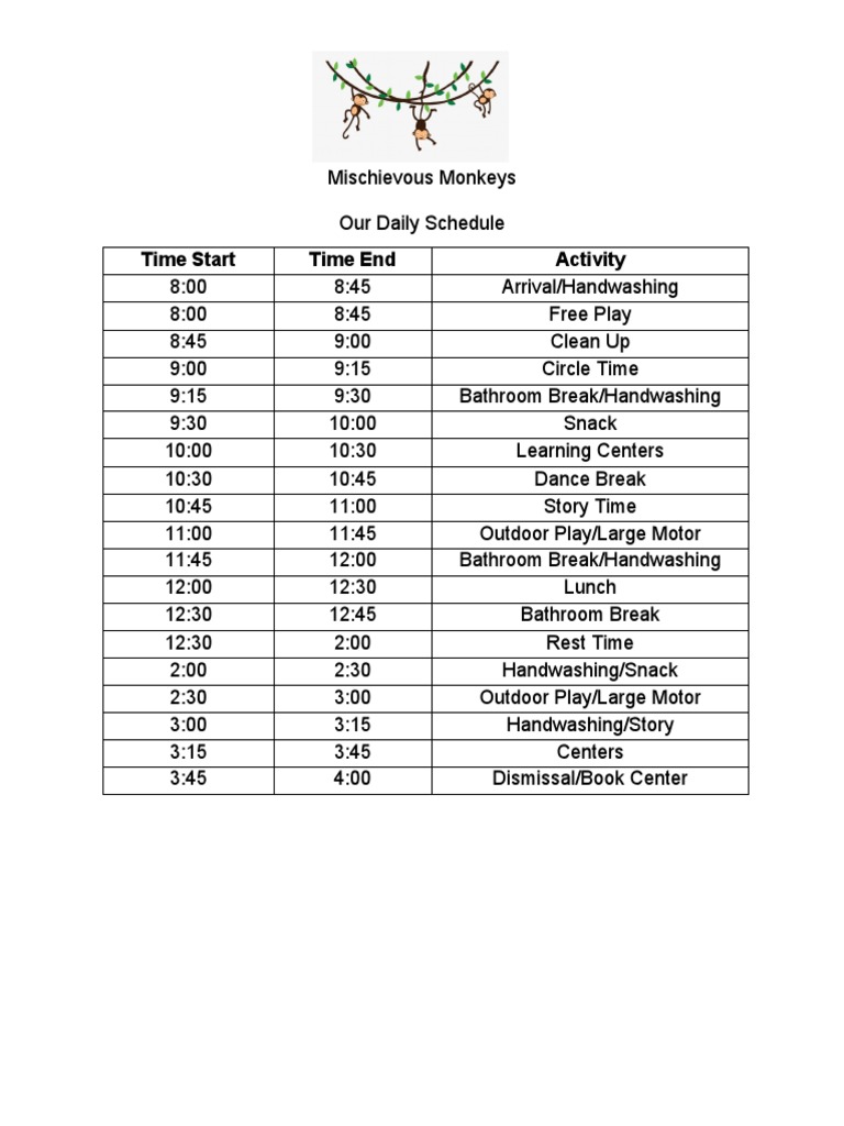 Revised Schedule | PDF