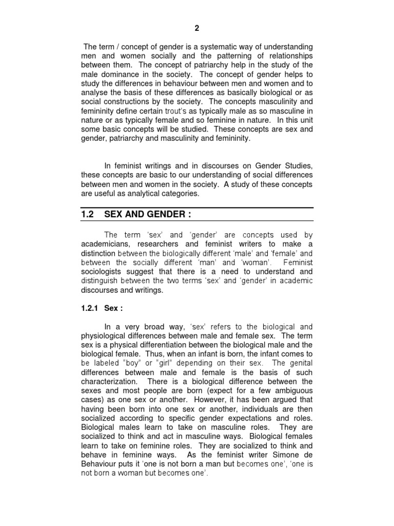 Understanding Gender Constructs | PDF | Gender | Gender Studies
