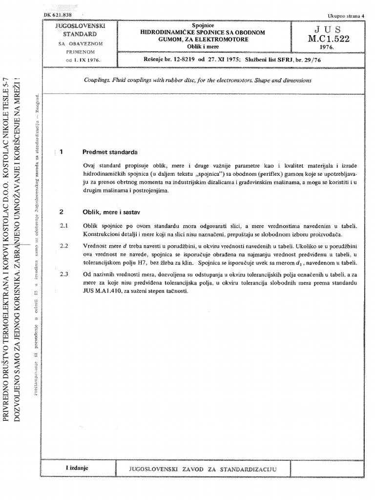 SRPS M.C1.522 PDF | PDF