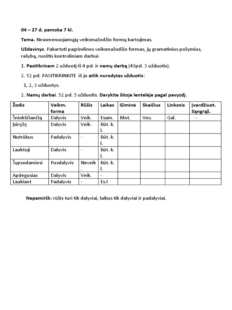 04 - 27 Pamoka | PDF