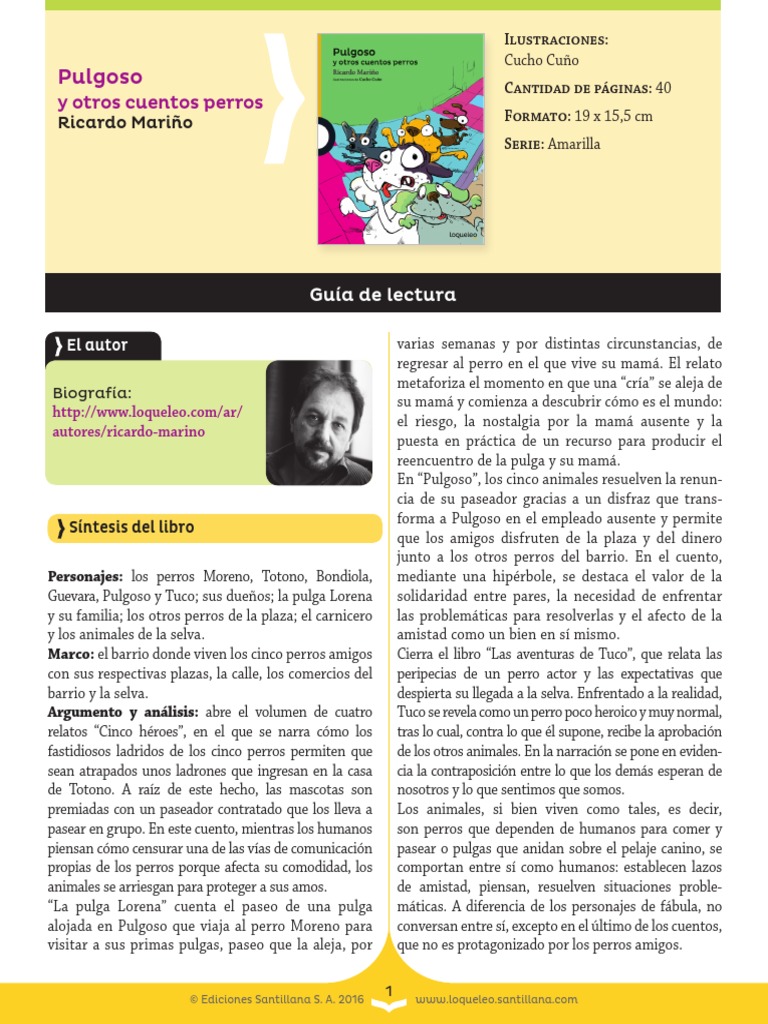 035 Pulgoso y Otros Cuentos Perros PDF | PDF | Perros | Interés humano