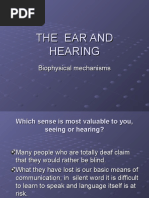 3 Life Sciences Grade 12 EAR STRUCTURE AND FUNCTION | PDF | Ear | Hearing