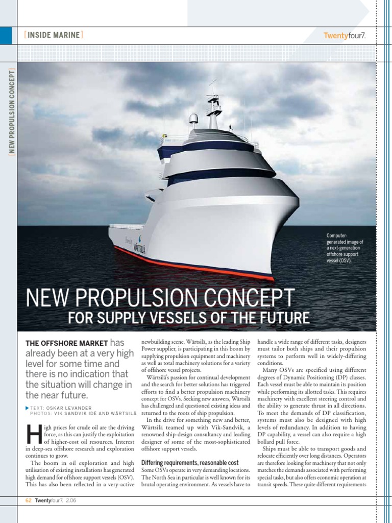 New Propulsion Concept | PDF | Marine Propulsion | Propeller