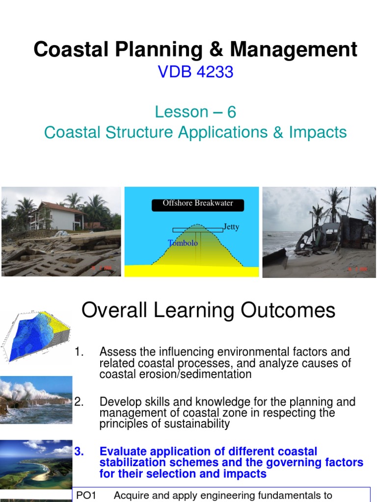 Coastal Planning Management-Lesson6-Applications and Impact - Teh | PDF ...