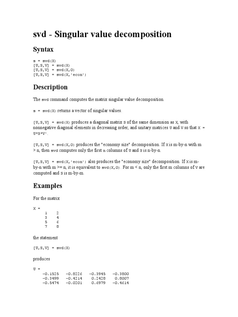 Optimize PCA & SVD Matrix Analysis with 40-Char | PDF | Principal ...