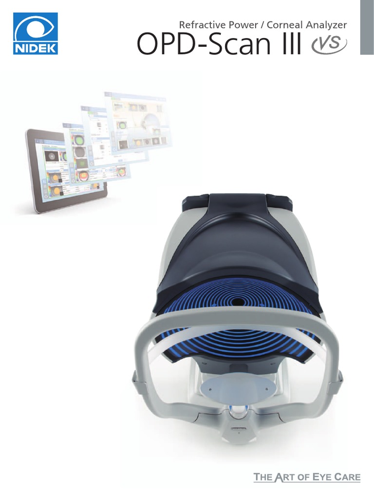 OPD Scan III Vs | PDF | Cornea | Topography