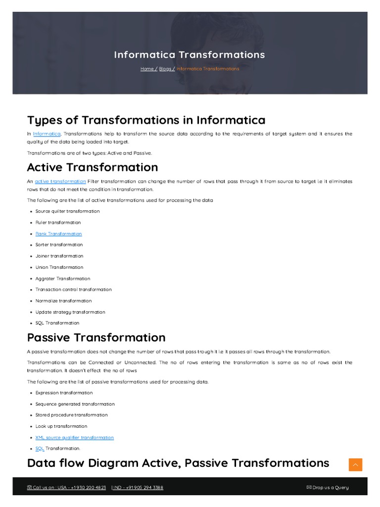 Informatica Transformations | PDF | Data Warehouse | Databases
